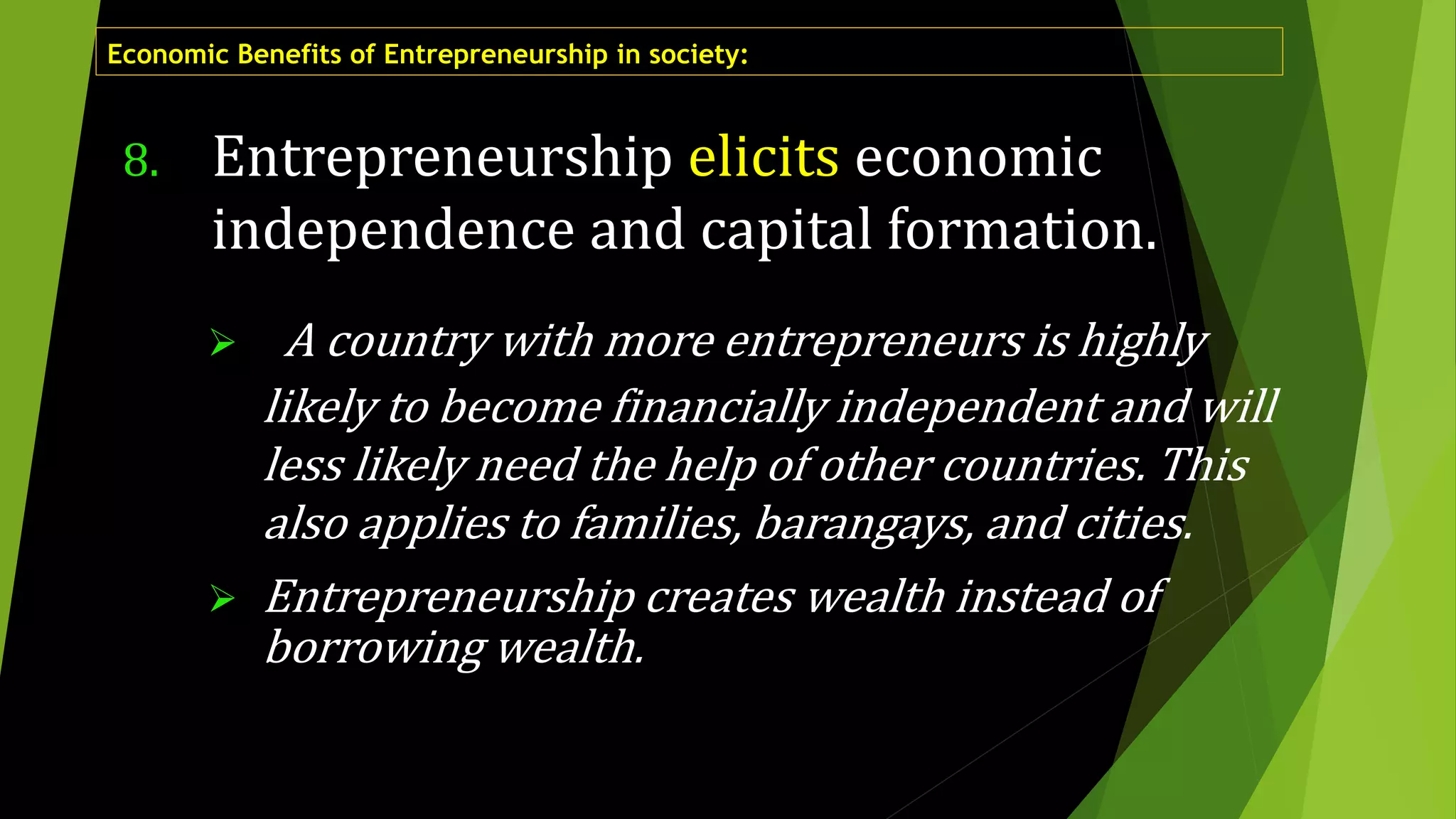 Introduction to entrepreneurship | PPTX