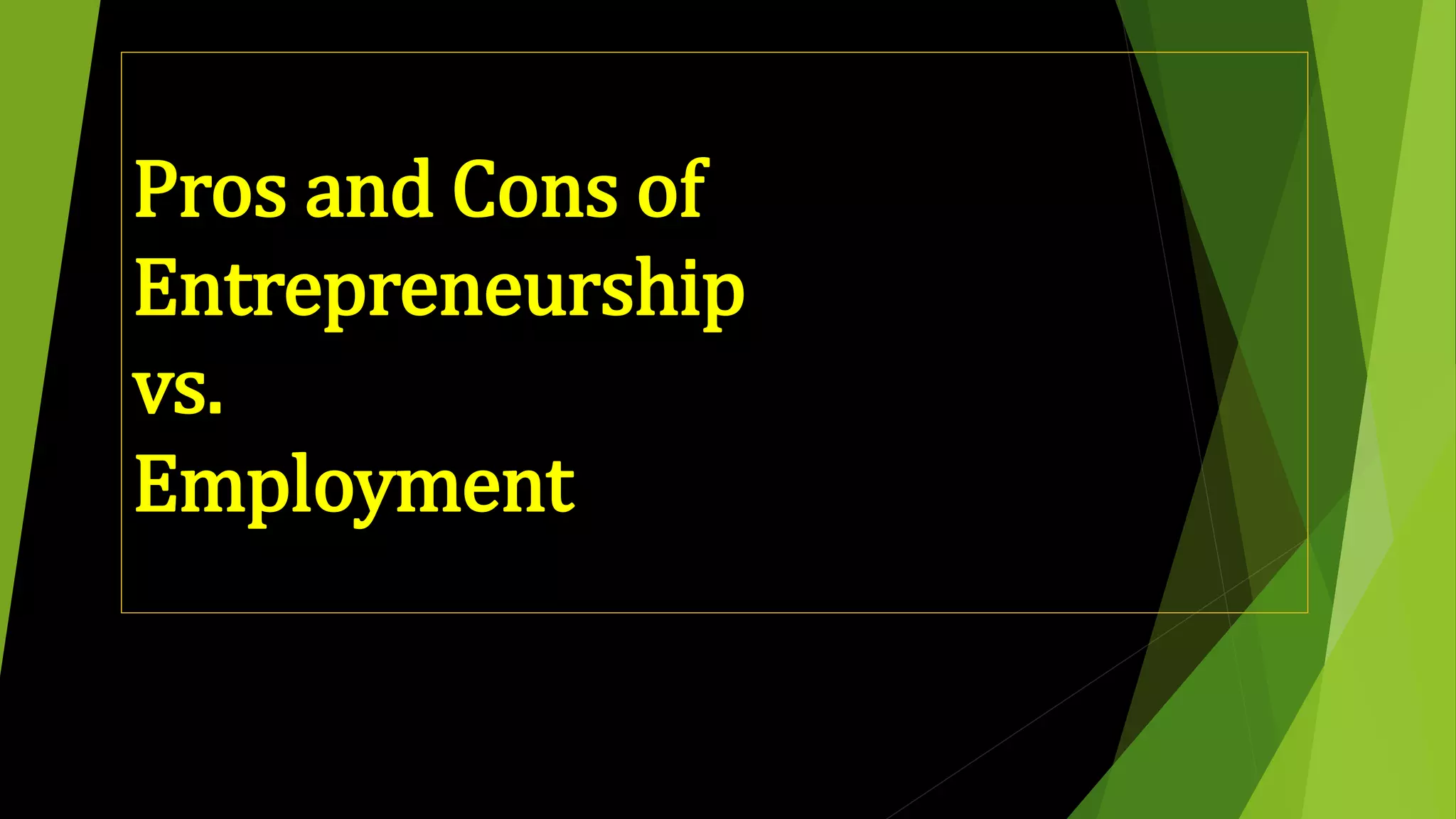 Introduction to entrepreneurship | PPTX