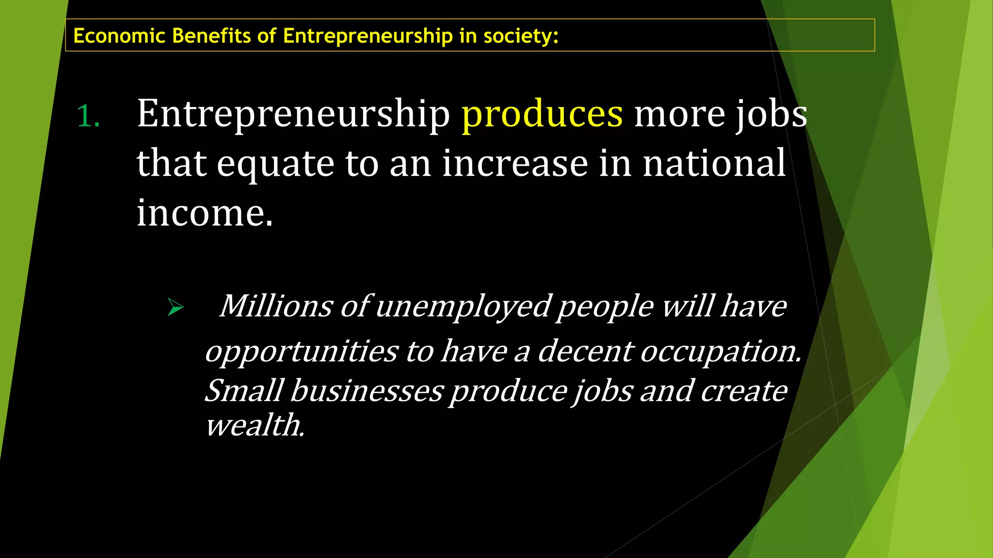 Introduction to entrepreneurship | PPTX