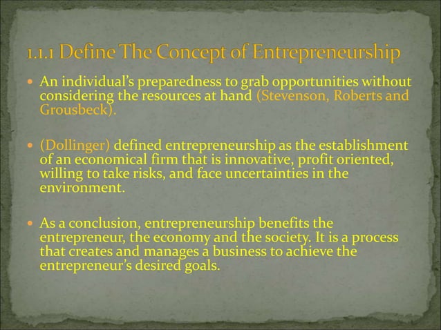 INTRODUCTION TO ENTREPRENEURSHIP.ppt | Startups | Business