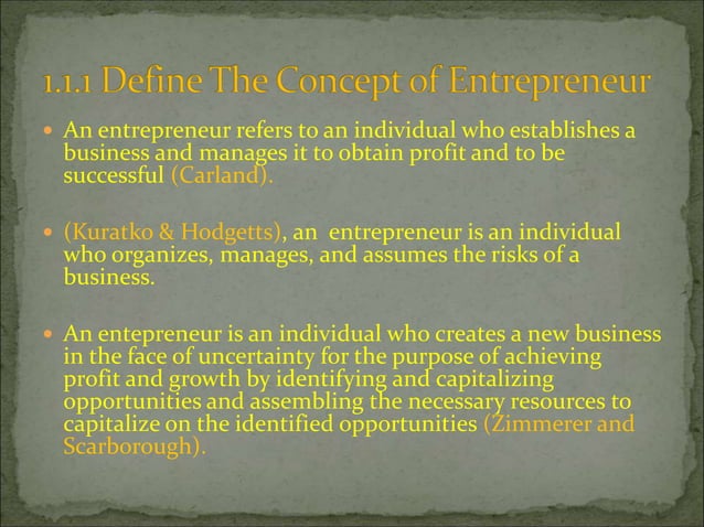 INTRODUCTION TO ENTREPRENEURSHIP.ppt | Startups | Business