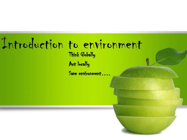 Introduction Of Environment