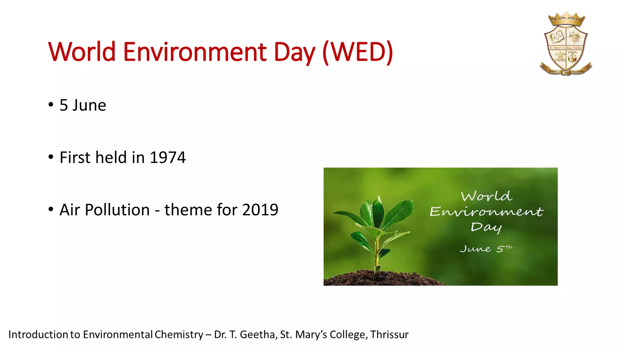 Introduction to environmental chemistry | PDF
