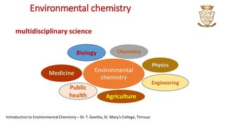 Introduction to environmental chemistry | PDF