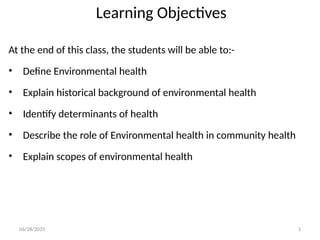 Introduction to Environmental health.pptx