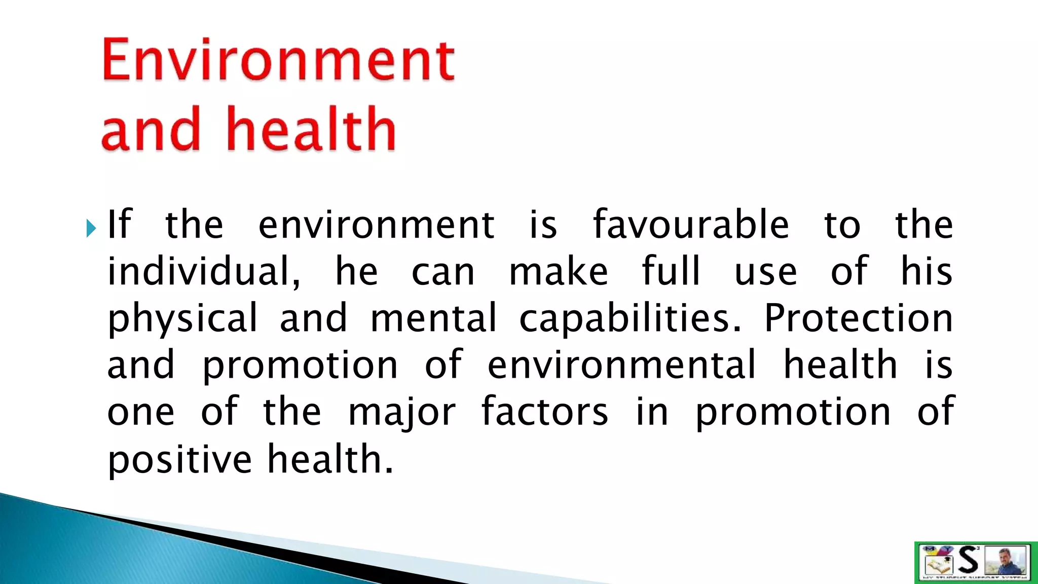 Introduction to environmental health in english | PPTX