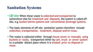 Introduction to environmental sanitation | PPTX