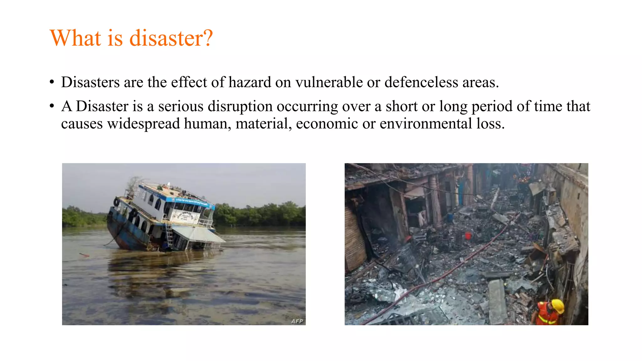 Introduction to environmental science and disaster management | PPTX