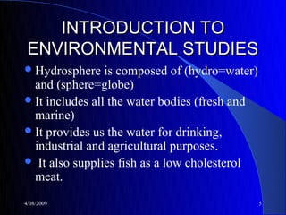 Introduction to environmental_studies | PPT