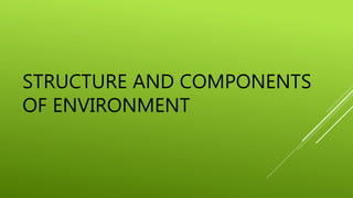 Introduction to environment and natural resource management | PPTX