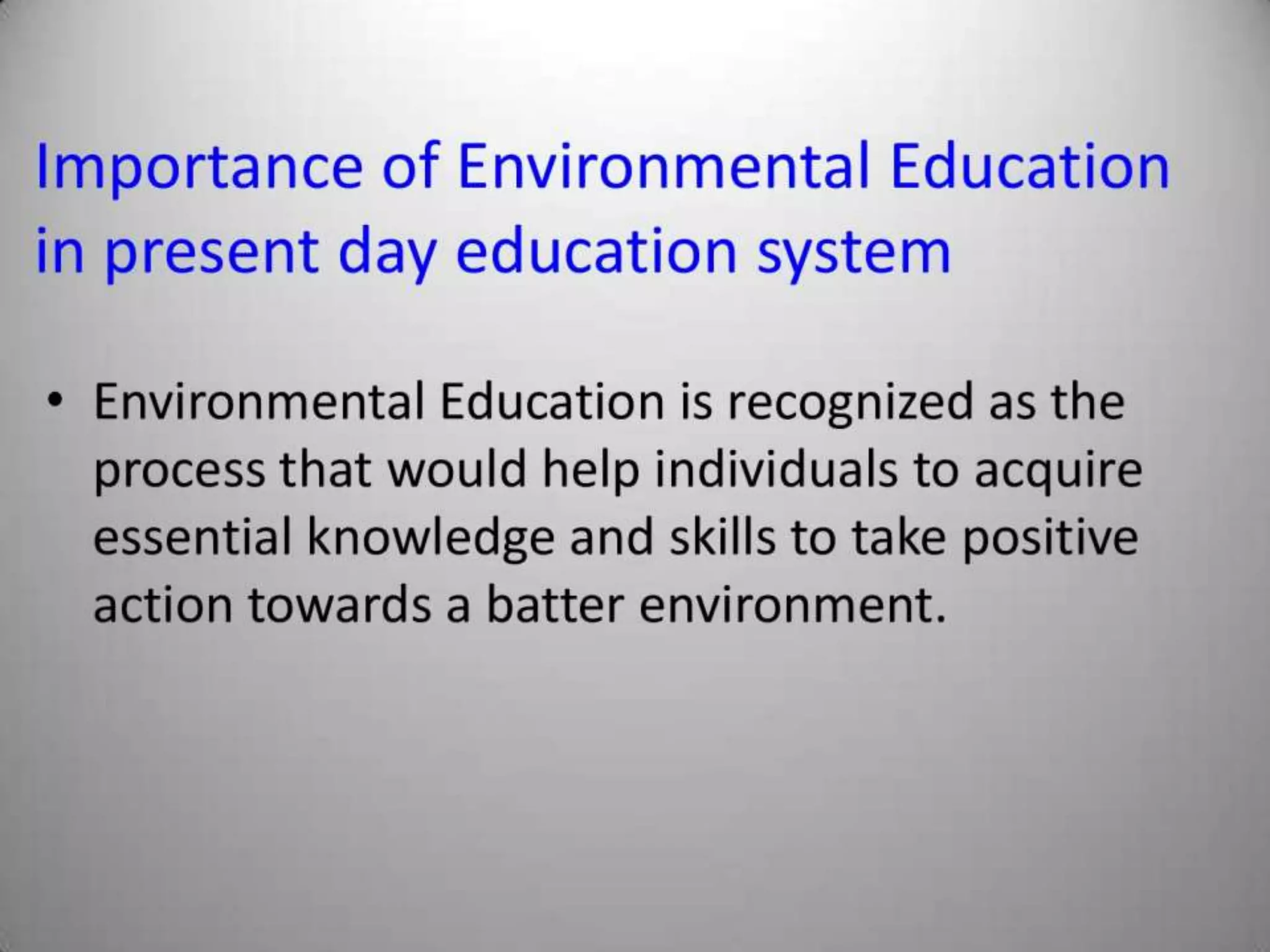 Introduction to enviormental sciences, definition scope and importance ...
