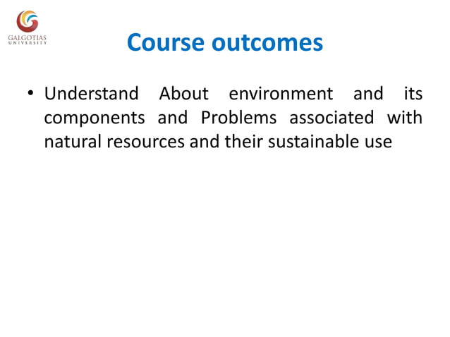 Introduction to enviormental sciences, definition scope and importance ...