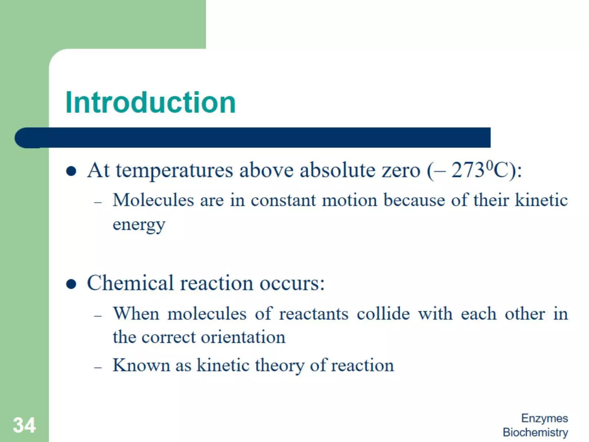 Introduction to enzymes (Biochemistry) | PPT