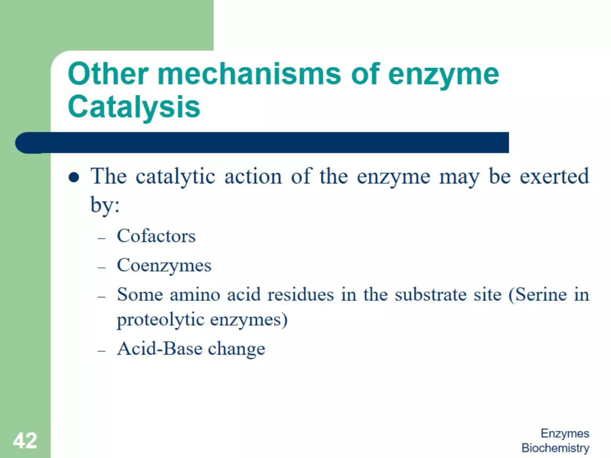 Introduction to enzymes (Biochemistry) | PPT