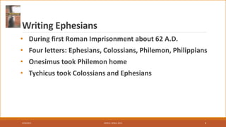 Introduction to ephesians Slides | PPTX
