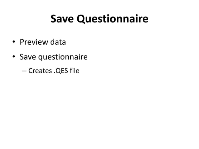 Introduction to EpiData | PPTX | Programming Languages | Computing