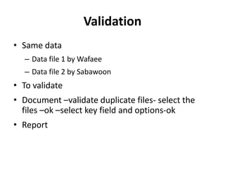 Introduction to EpiData | PPTX