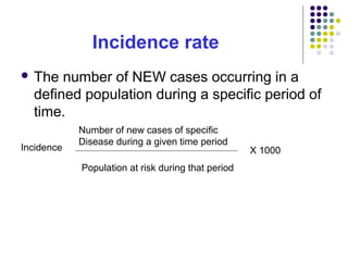 Introduction to epidemiology | PPT