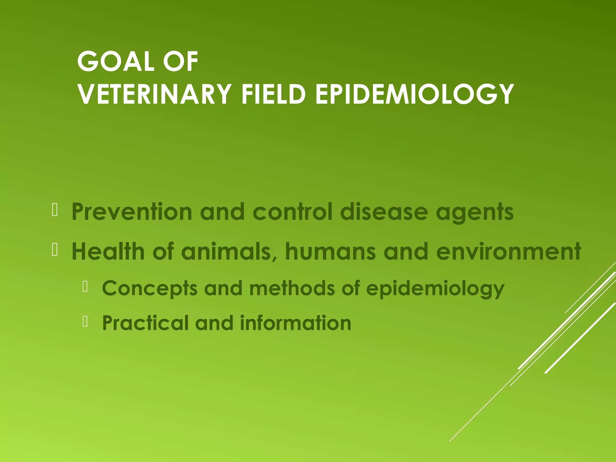 Introduction to epidemiology | PPT