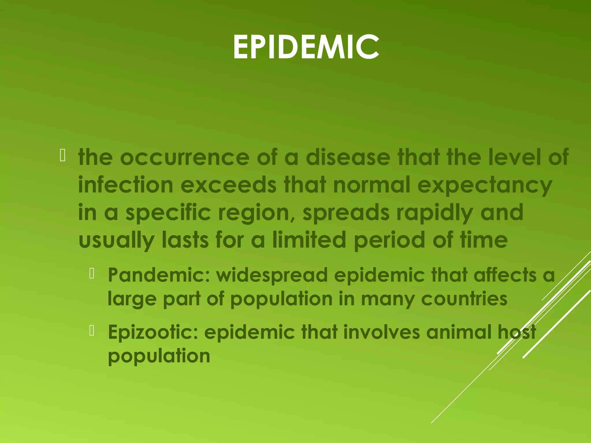 Introduction to epidemiology | PPT