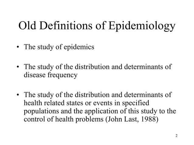 Introduction to epidemiology | PPTX | Infectious Diseases | Diseases ...