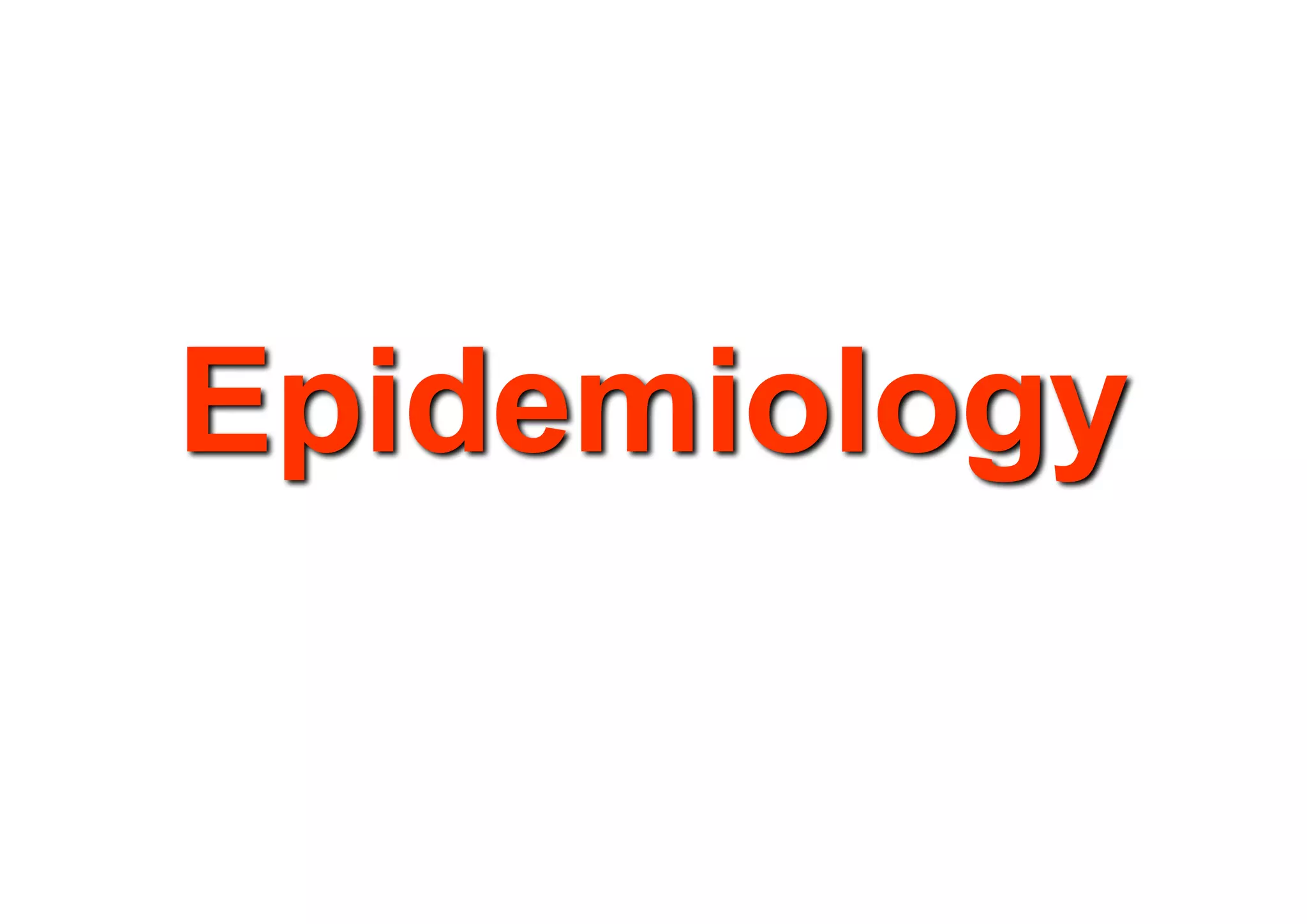 Introduction to epidemiology | PDF