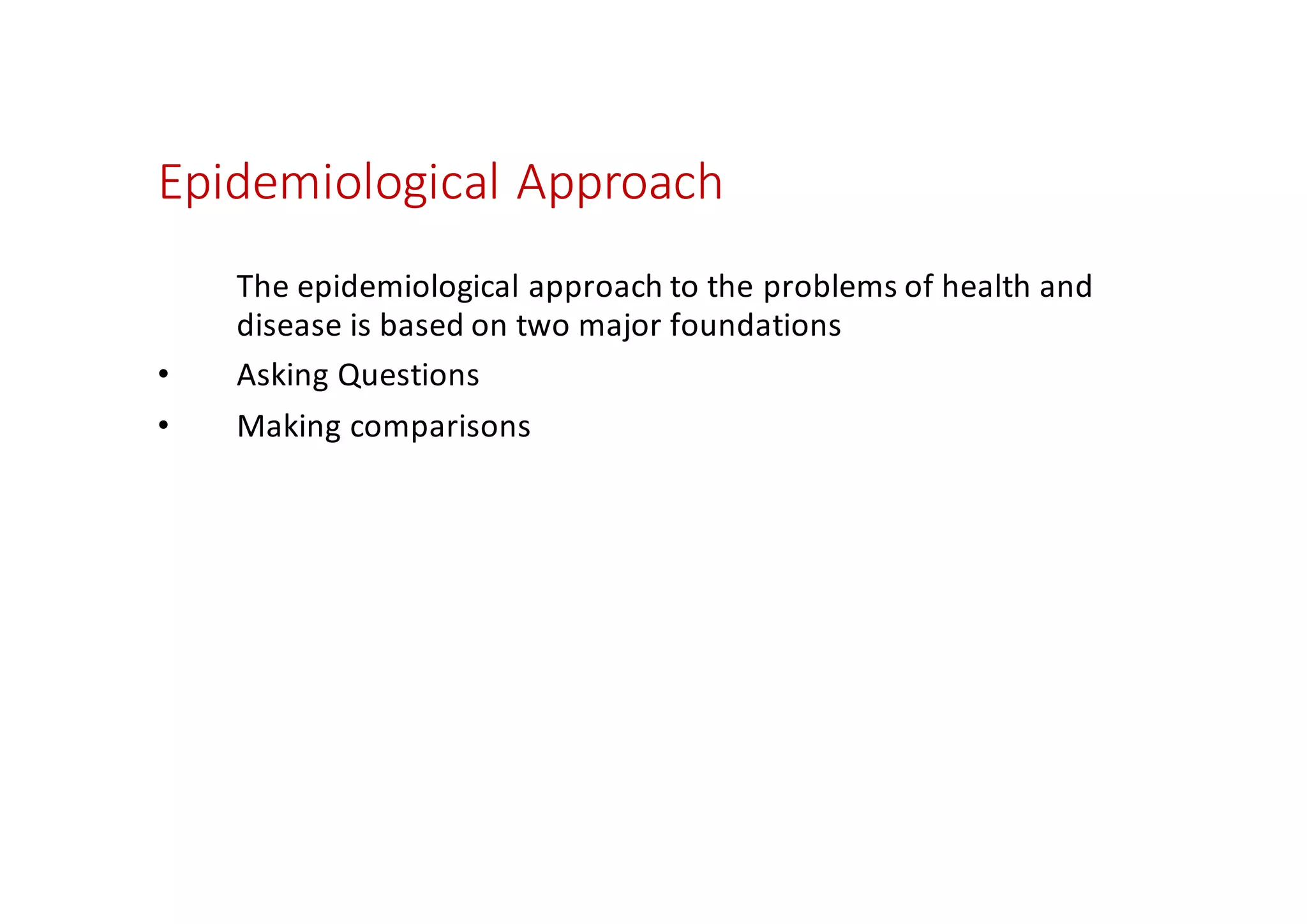 Introduction to epidemiology | PDF