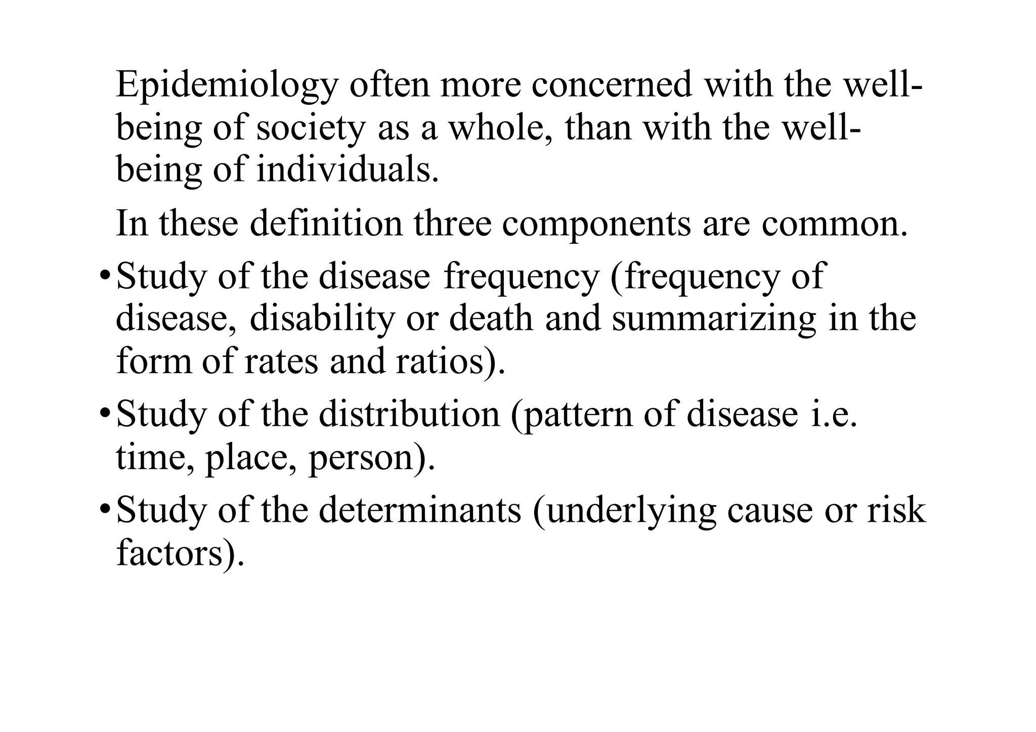 Introduction to epidemiology | PDF