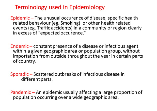 Introduction to epidemiology | PDF