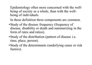 Introduction to epidemiology | PDF