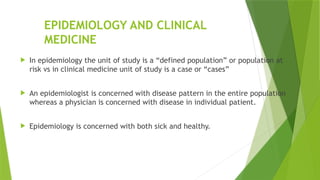 Introduction to Epidemiology presentation .pptx