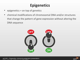 Introduction to Epigenetics | PPT