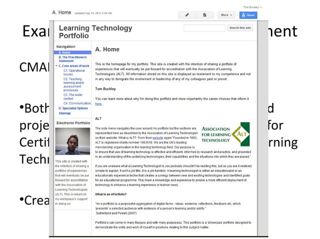 Introduction to ePortfolio’s | PPT