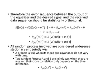 Introduction to equalization | PPTX