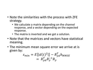 Introduction to equalization | PPTX