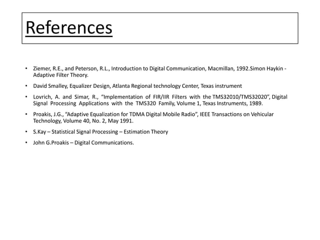 Introduction To Equalization Pptx Digital Audio Computer Software And Applications