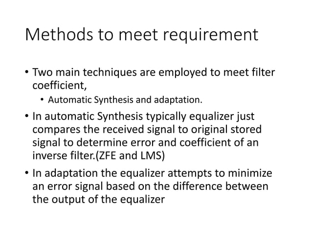 Introduction To Equalization Pptx Digital Audio Computer Software And Applications
