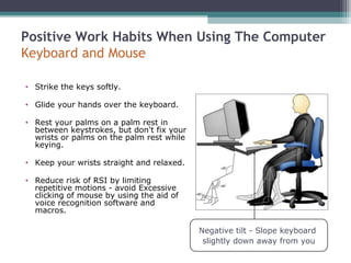 Introduction to Ergonomics - Using Computers Safely | PPT