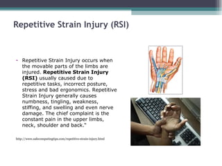 Introduction to Ergonomics - Using Computers Safely | PPT