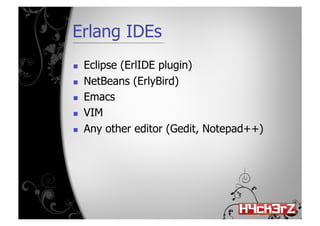Introduction To Erlang Final | PDF