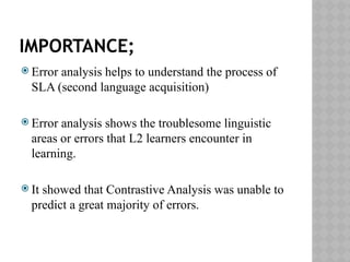 Introduction to Eror Analysis.pptx free download | PPT