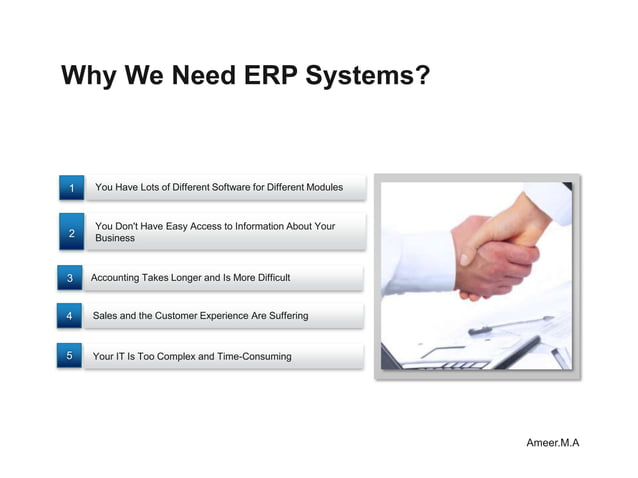 Introduction to erp | PPT