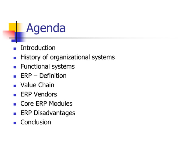 Introduction to ERP.PPT | Computing | Technology & Computing