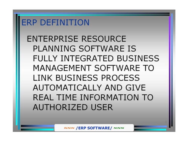Introduction to ERP Concept | PPTX | Cloud Computing | Internet