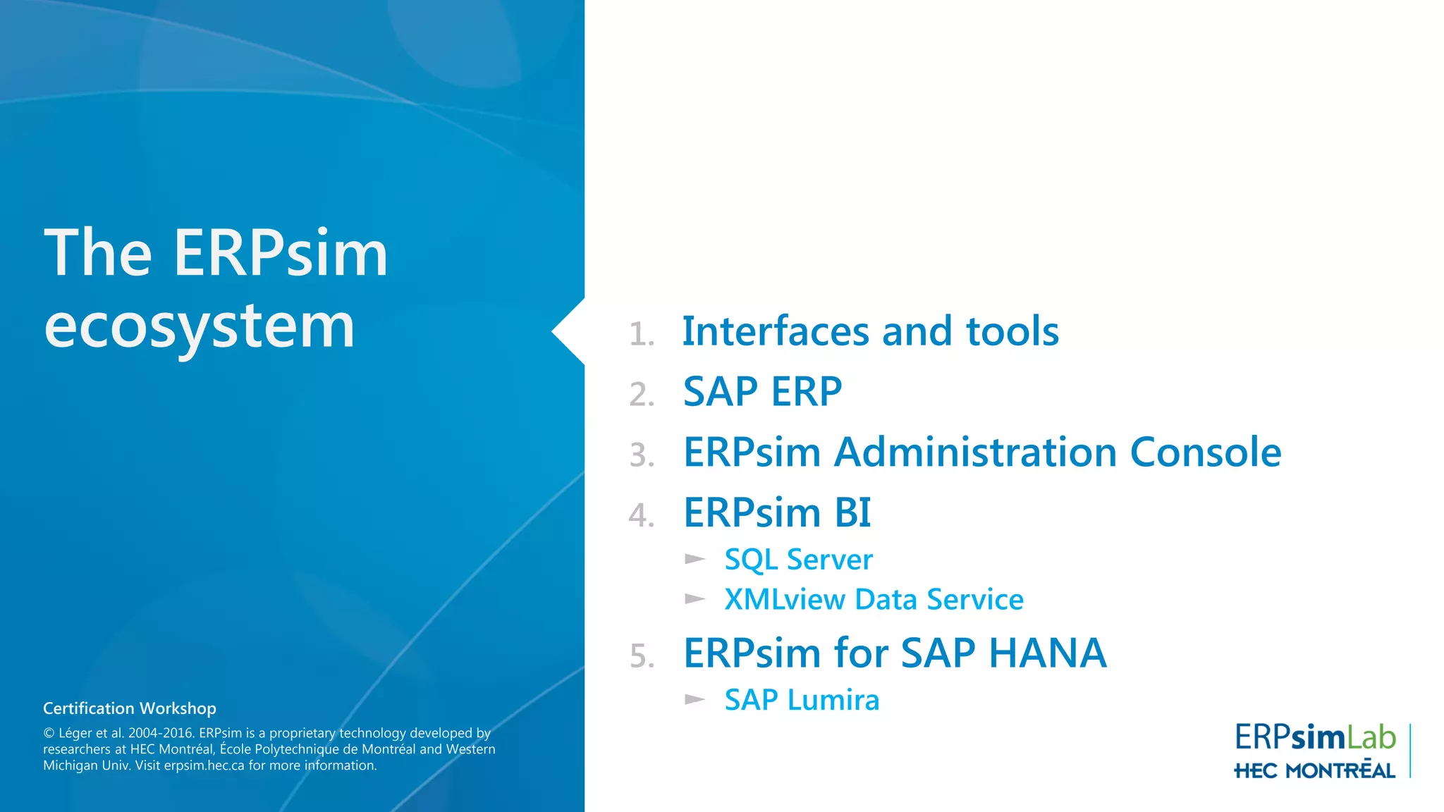 ERPsim: Simulation Games for Engaging ERP Education | PPTX