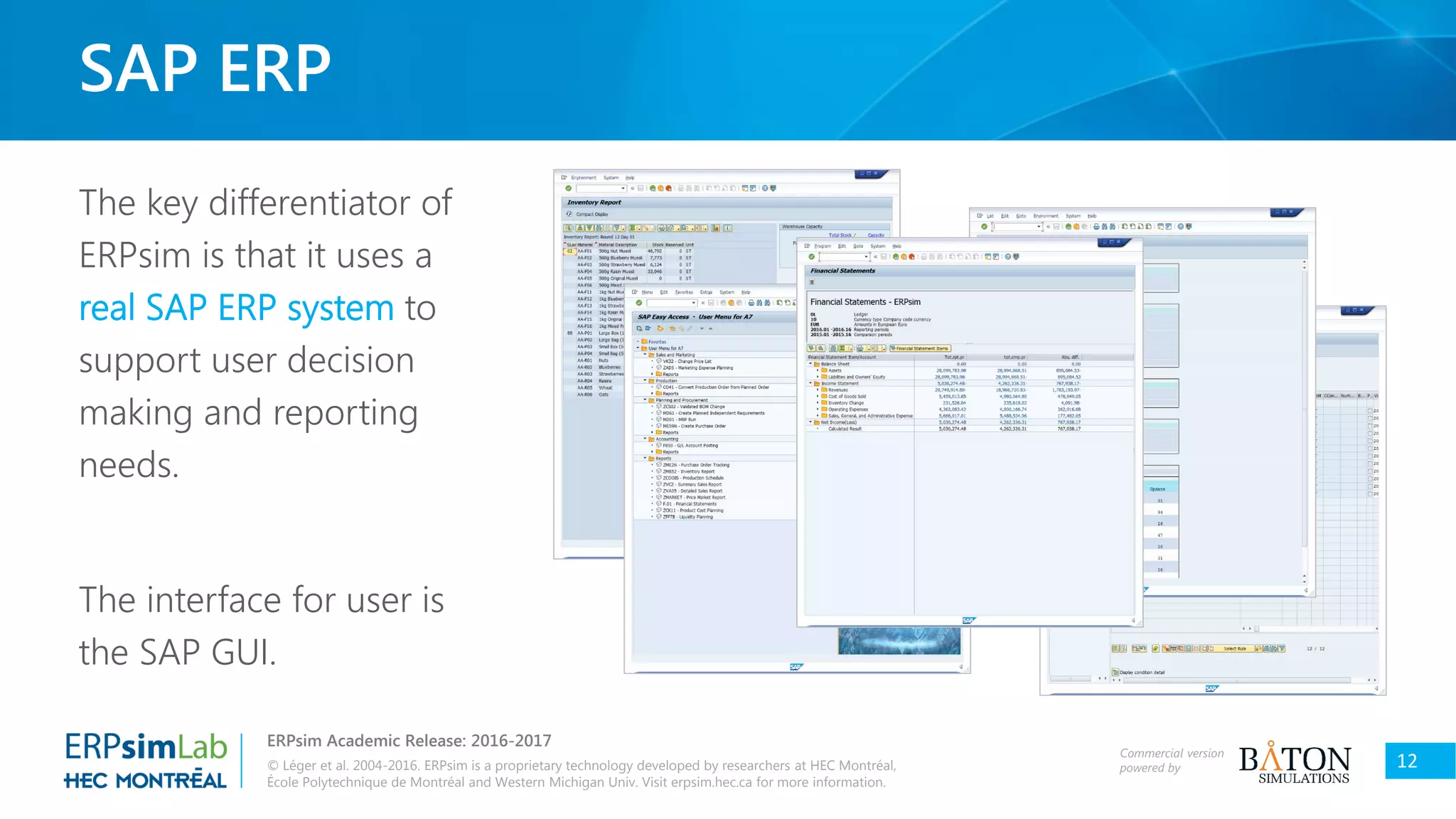 ERPsim: Simulation Games for Engaging ERP Education | PPTX