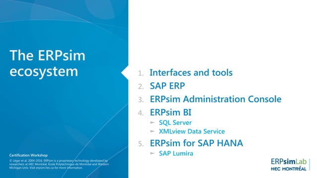 ERPsim: Simulation Games for Engaging ERP Education | PPTX | Computer ...