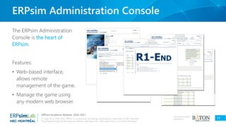 ERPsim: Simulation Games for Engaging ERP Education | PPTX