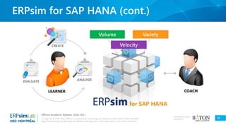 ERPsim: Simulation Games for Engaging ERP Education | PPTX