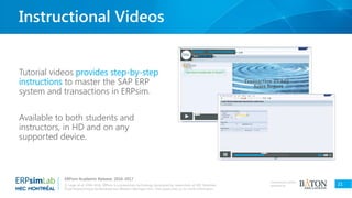ERPsim: Simulation Games for Engaging ERP Education | PPTX